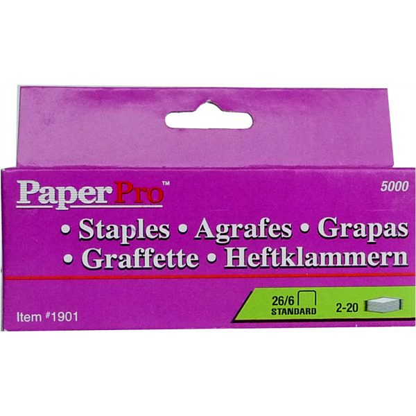CMR - PAPERPRO STAPLES 26/6 FULL STRIP