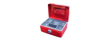 CMR - ESSELTE CASH BOX CASH MATE RED