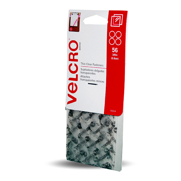 CMR - VELCRO® BRAND THIN CLEAR DOTS 56 SETS