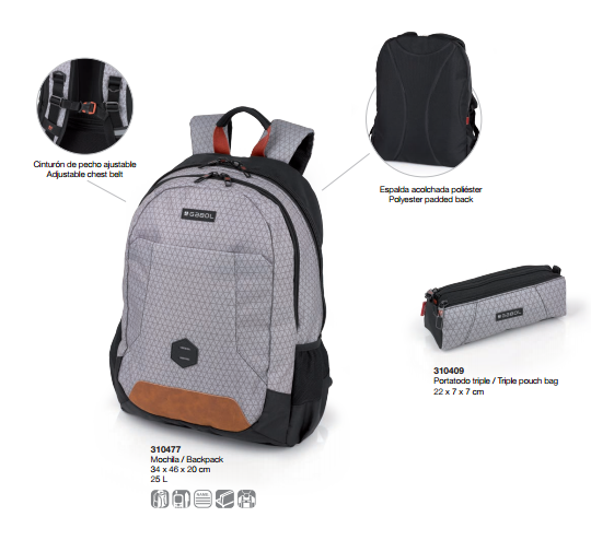 CMR - Gabol Cubic Urban 310477 Backpack