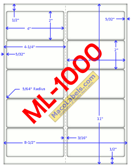 CMR - MACO ML-1000 MAILING LABEL