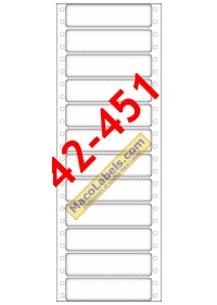 CMR - MACO 42-451 Pin Fed Label