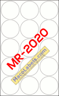 CMR - MACO MR-2020 Round Circle Label