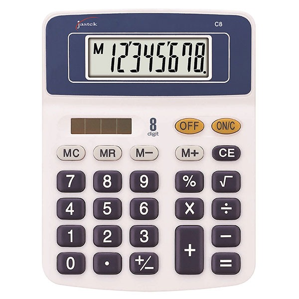 CMR - JASTEK COMPACT CALCULATOR BLUE